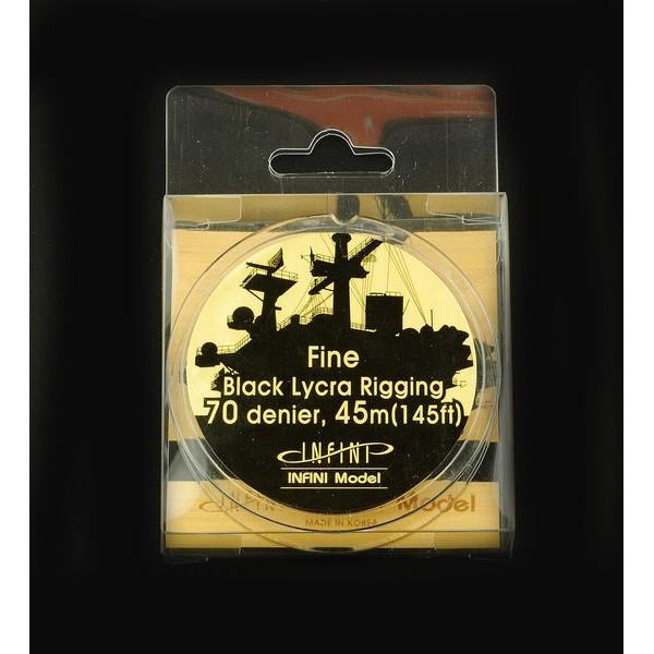 Fine lycra rigging Black